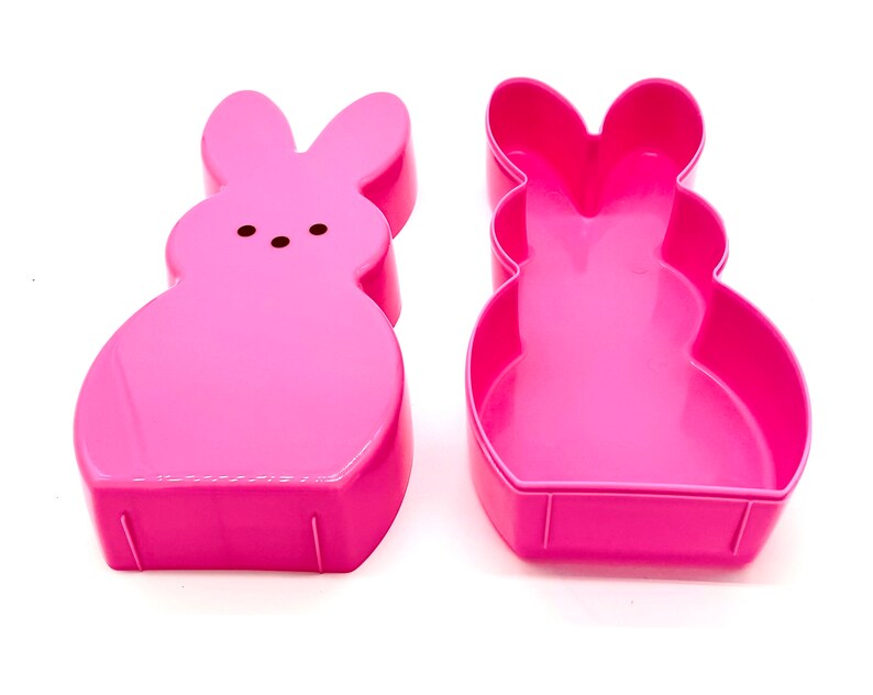 11.5 Extra Large Pink Plastic Peeps XL Easter Bunny Easter Basket ...