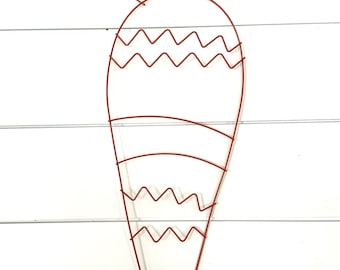 Carrot Wire Metal Wreath Frame - Etsy