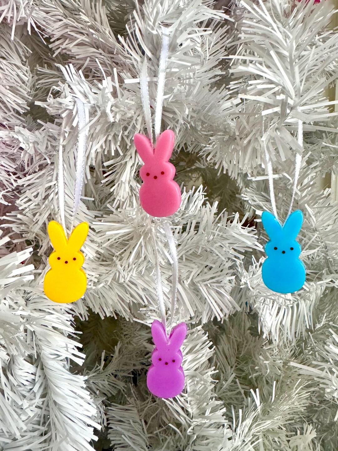 Micro Peeps Easter Bunny Ornament: Colorful Perps Decoration - Etsy