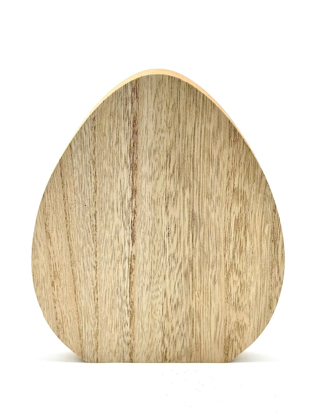 Unfinished MDF Wood Easter Egg: DIY Craft, Mantel Decor (8”x8”x1”) - Etsy