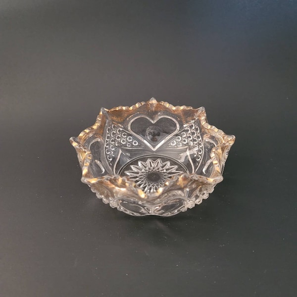 Gold Rim Bowl - Etsy