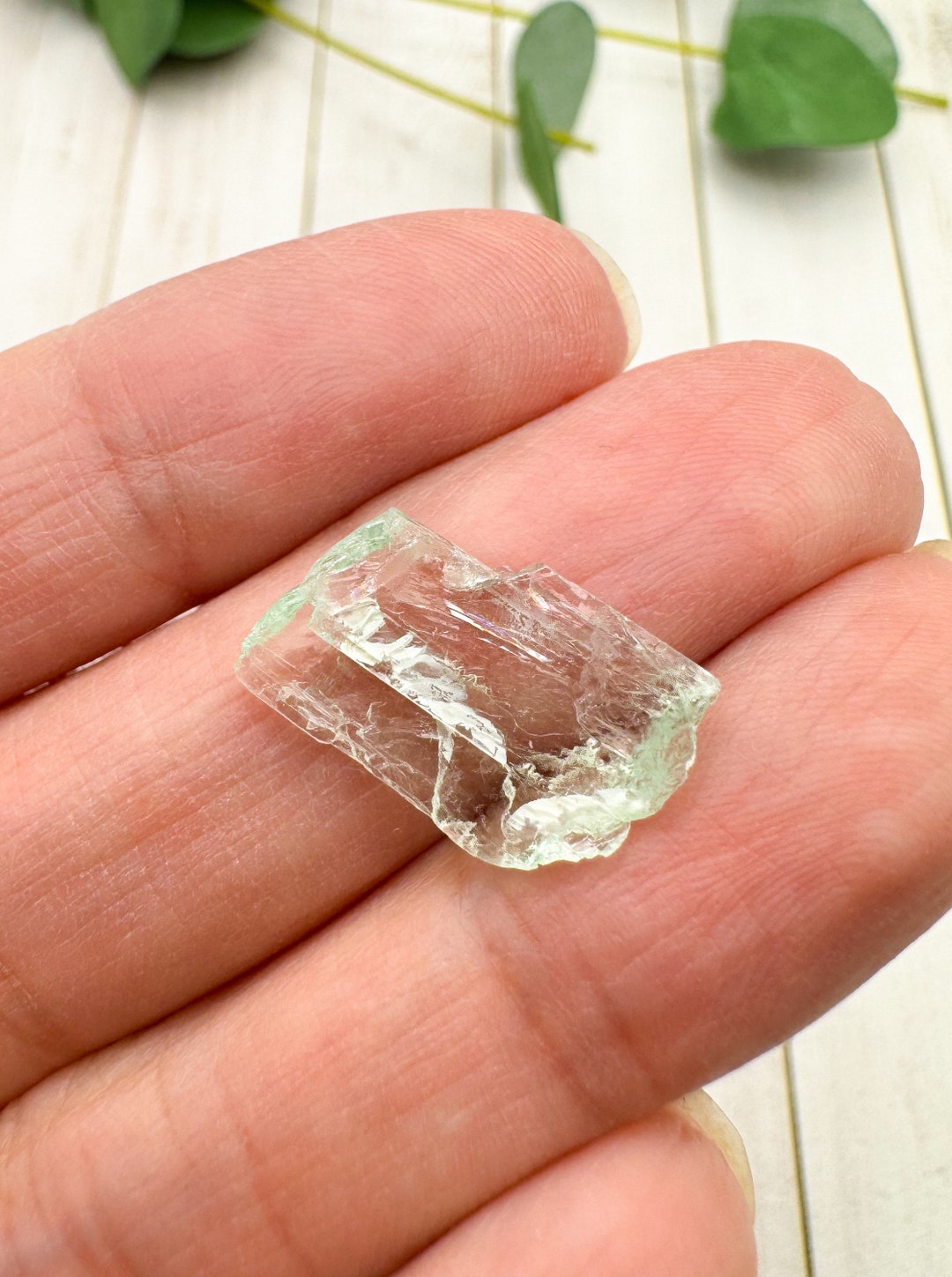 Hiddenite Mini Raw Rough 0.5 1 Piece High Quality Green Yellow Crystal ...