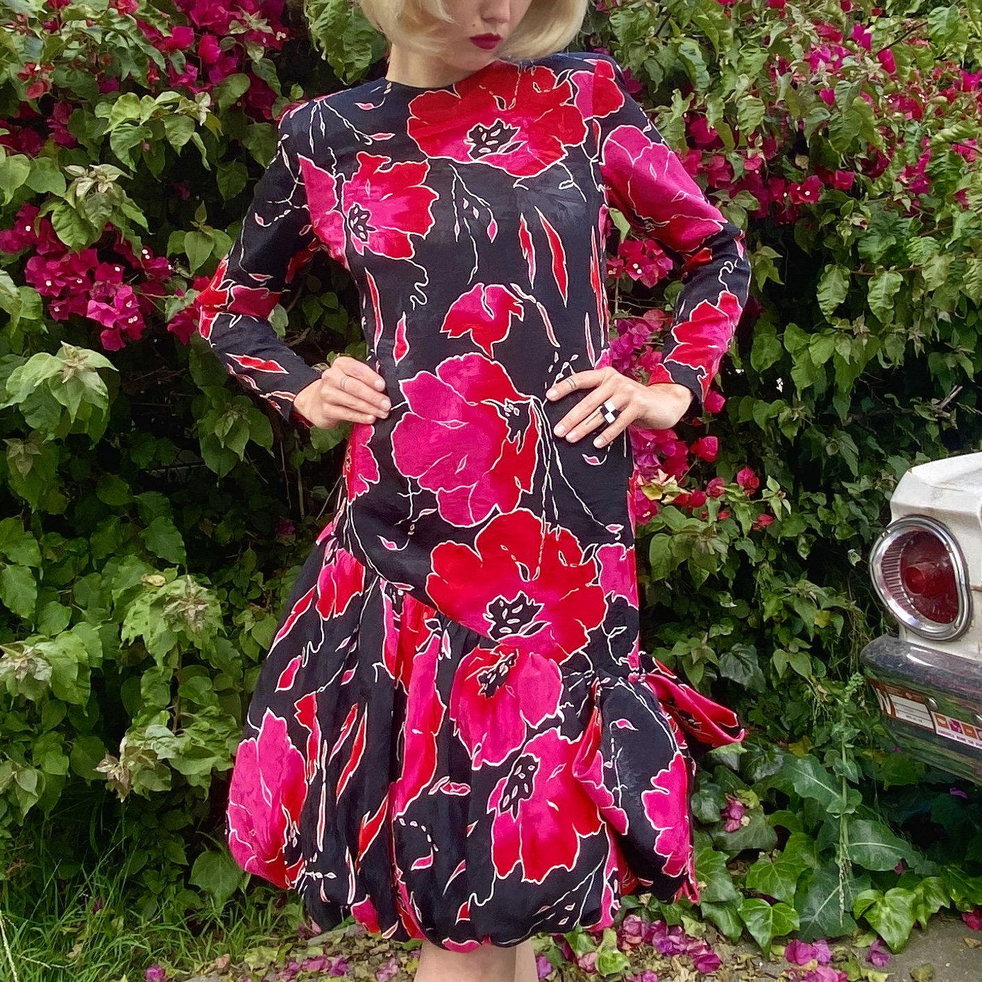 80s French Couture Dress - Etsy