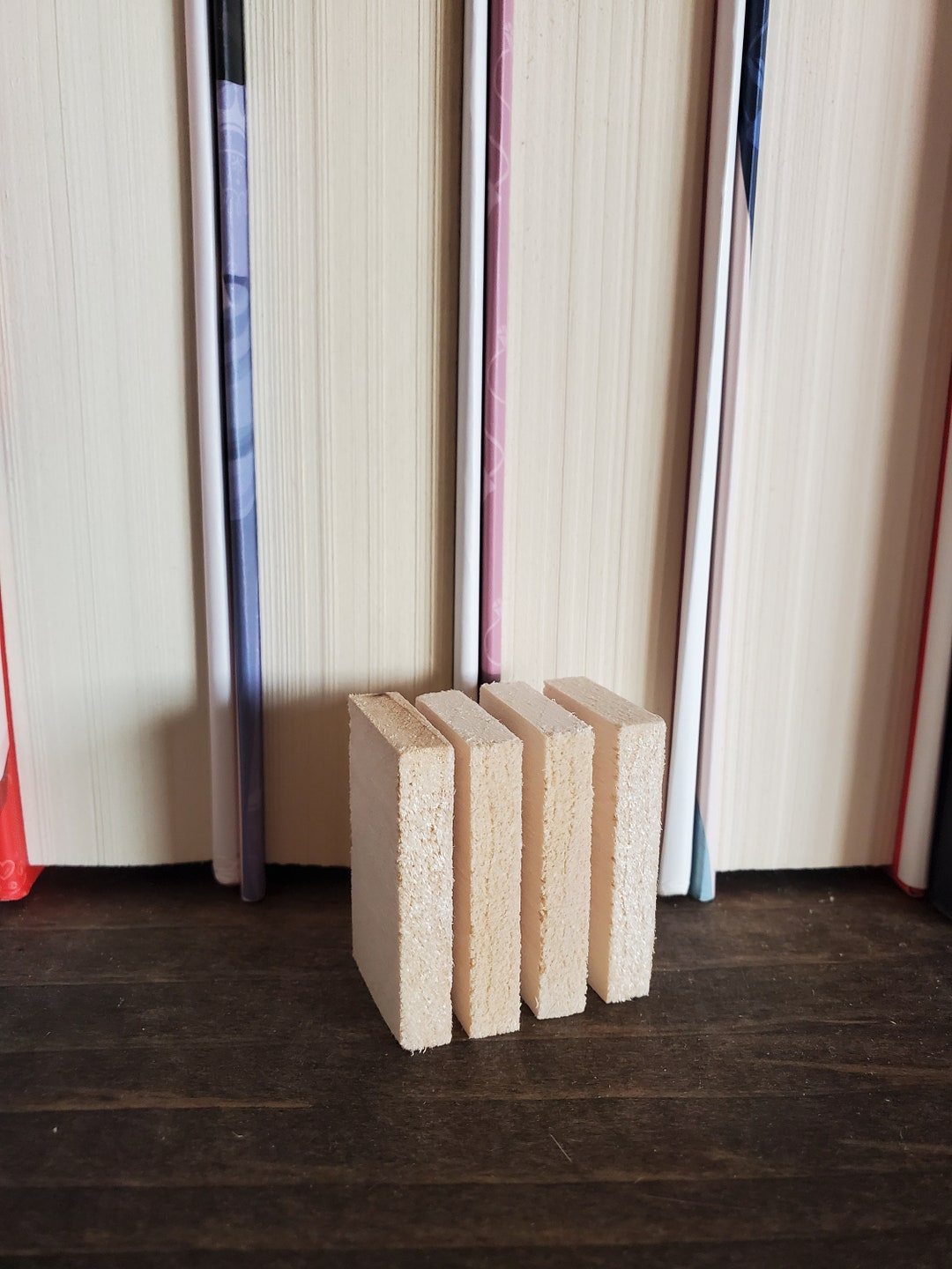 DIY Mini Book Wooden Blocks Set of 10 - Etsy