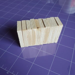 DIY Mini Book Wooden Blocks, Set of 10 - Etsy