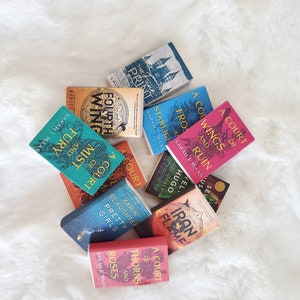 DIY Mini Book Wooden Blocks, Set of 10 - Etsy