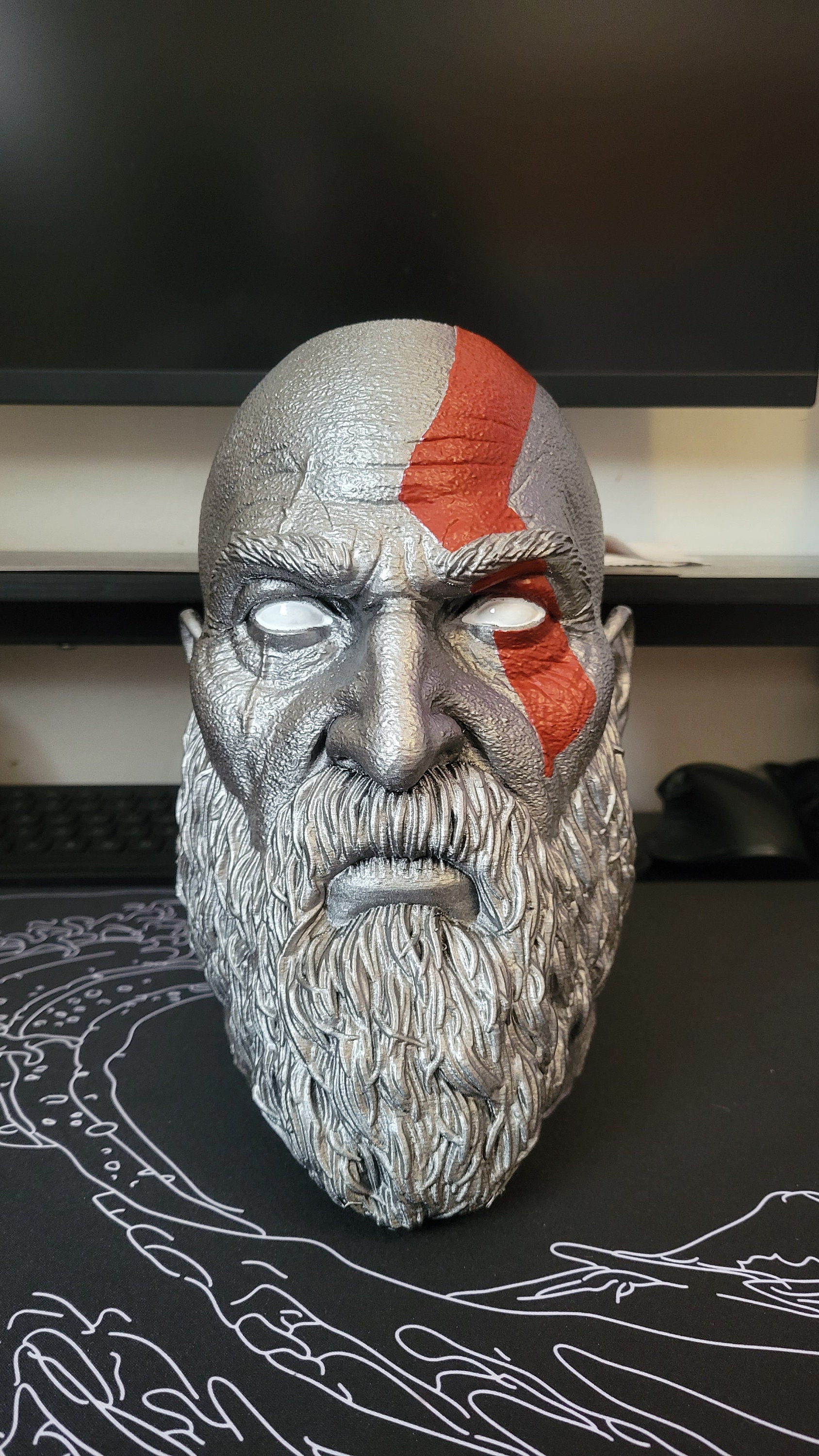 Kratos Desk Art or Headset Stand - Etsy