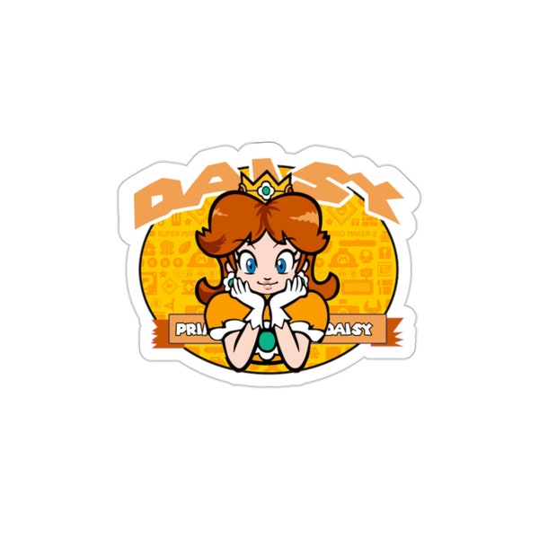 Princess Daisy Stickers - Etsy