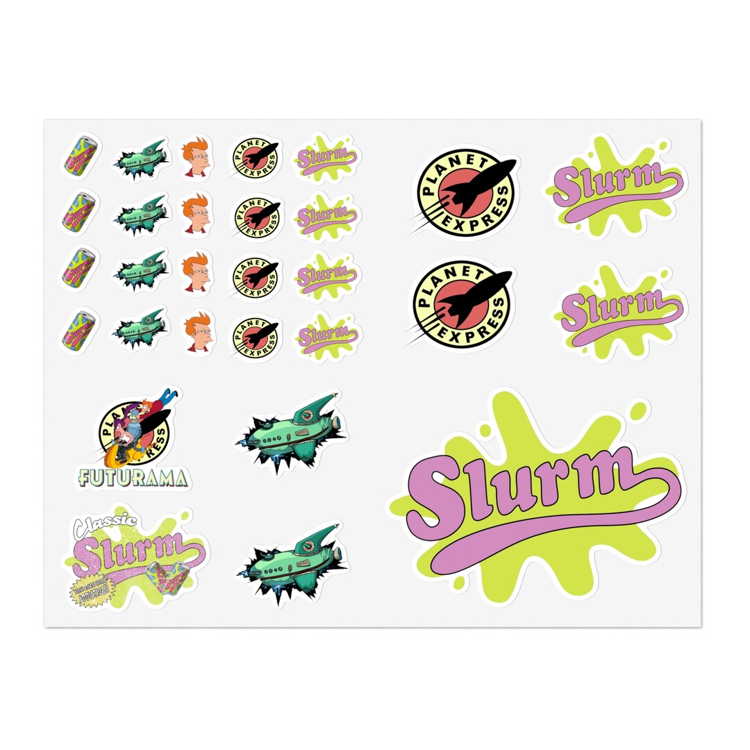 Futurama Sticker Sheet - Etsy