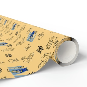 Fallout Vault Boy Yellow Wrapping Papers - Etsy