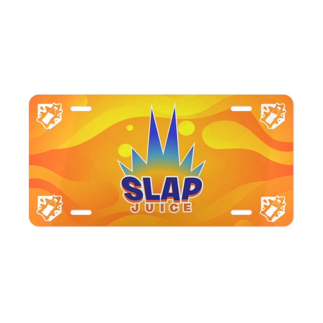 Slap Juice Vanity Plate - Etsy