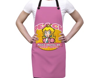 Princess Peach Apron - Etsy