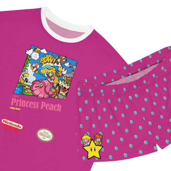 Princess Peach Pajamas - Etsy