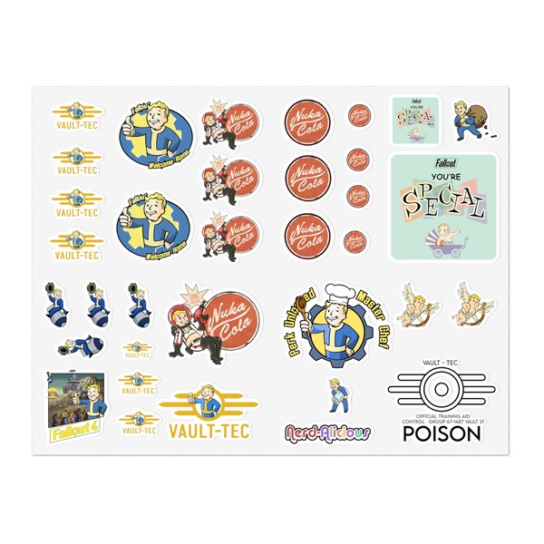 Fallout Sticker Pack - Etsy