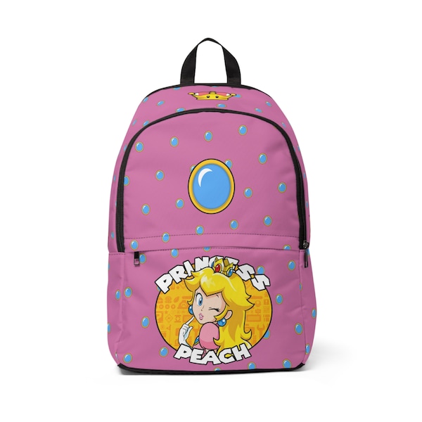 Princess Peach Backpack Kids - Etsy