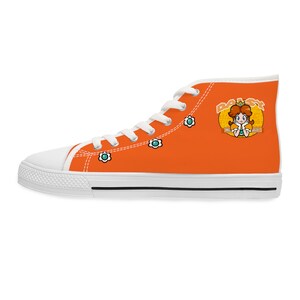 Princess Daisy Women's High Top Sneakers - Etsy
