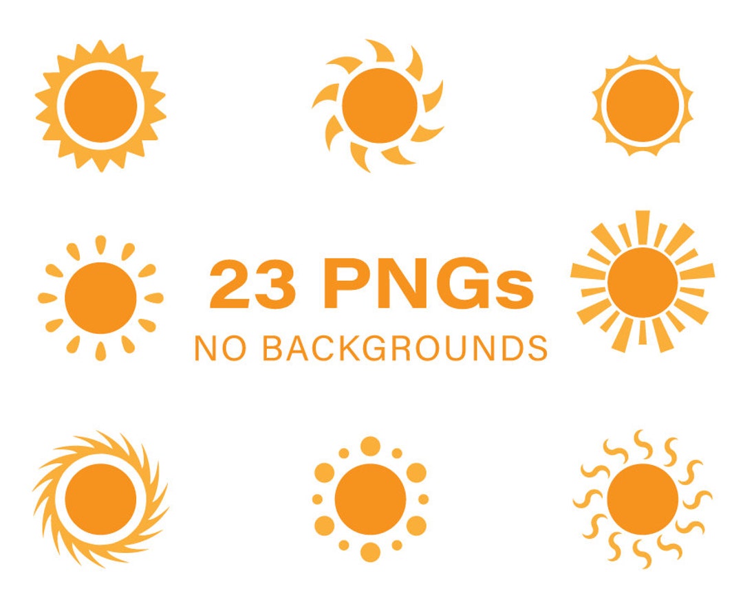 23 Sun PNG Icons, Transparent Background Images, Sun Art, Sun Clipart ...