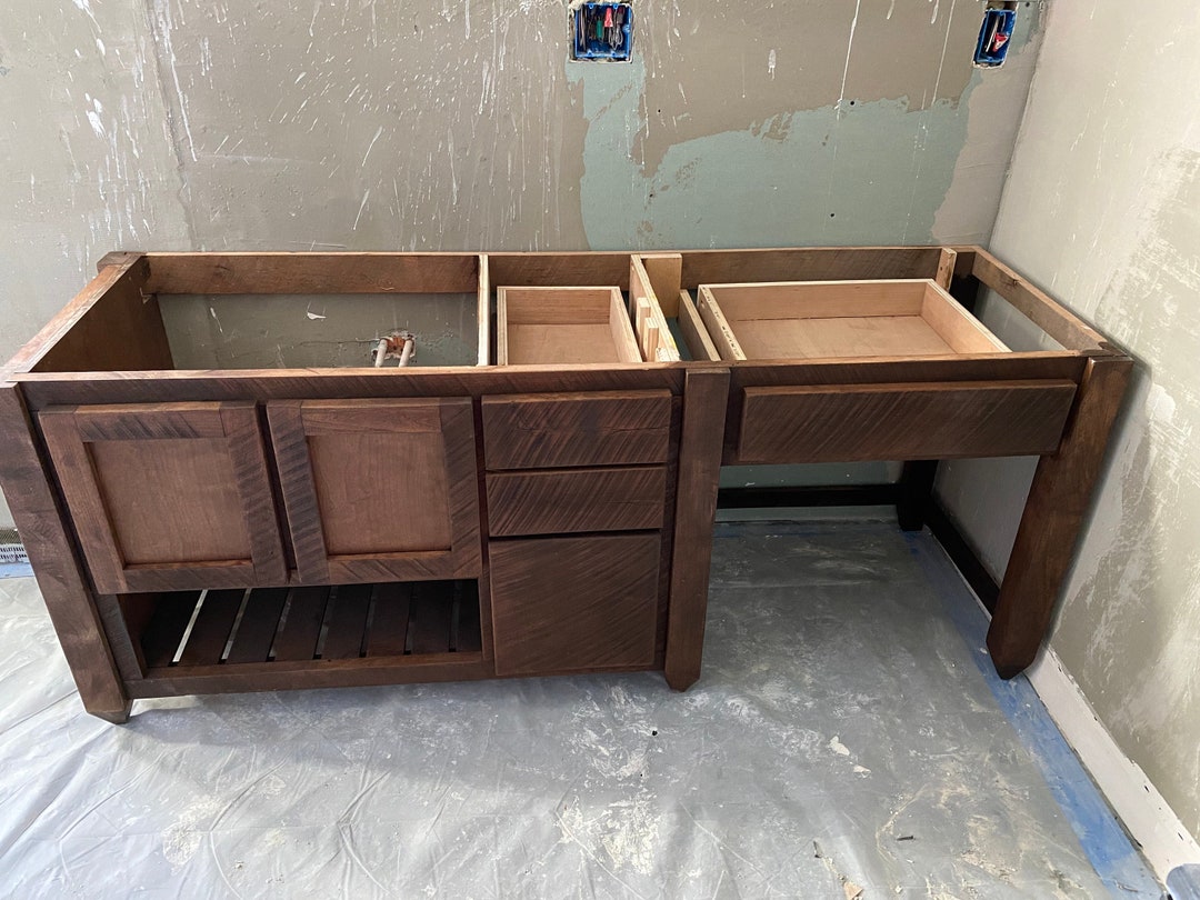 Custom Rustic Bathroom Vanity - Etsy