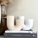 U SHAPE VASE - Etsy
