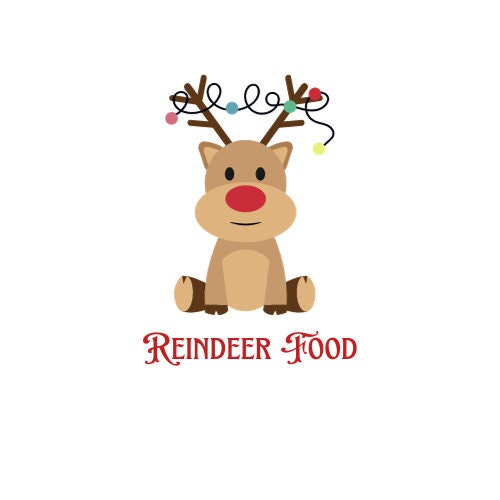 Reindeer Food Labels / Tags - Etsy Australia