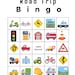 Road Trip Bingo Instant Download, Paper Car Game Printable, PDF Bingo ...