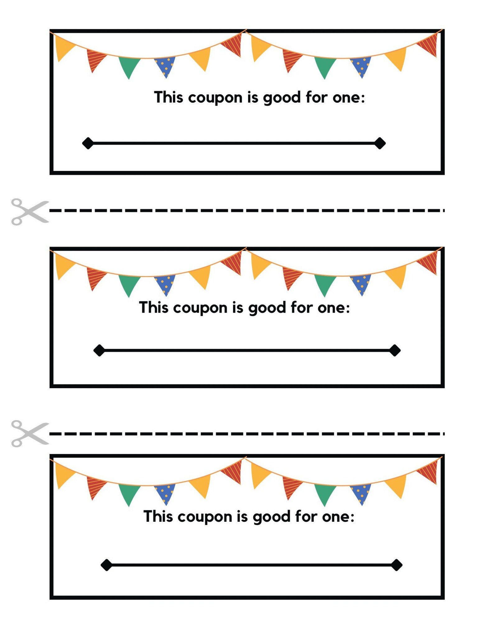 Kid's Birthday Coupon Printable, Children's Birthday Activity Voucher ...