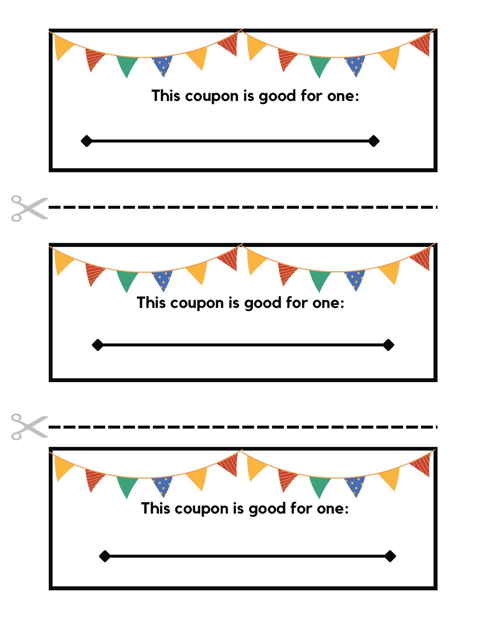 Kid's Birthday Coupon Printable, Children's Birthday Activity Voucher ...