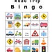 Road Trip Bingo Instant Download, Paper Car Game Printable, PDF Bingo ...