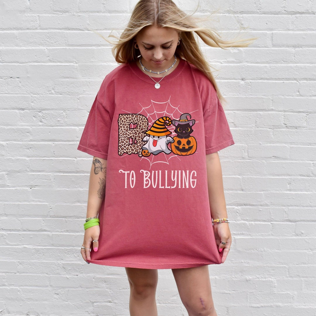 Comfort Color Boo to Bullying Shirt Funny Bullying Awareness - Etsy