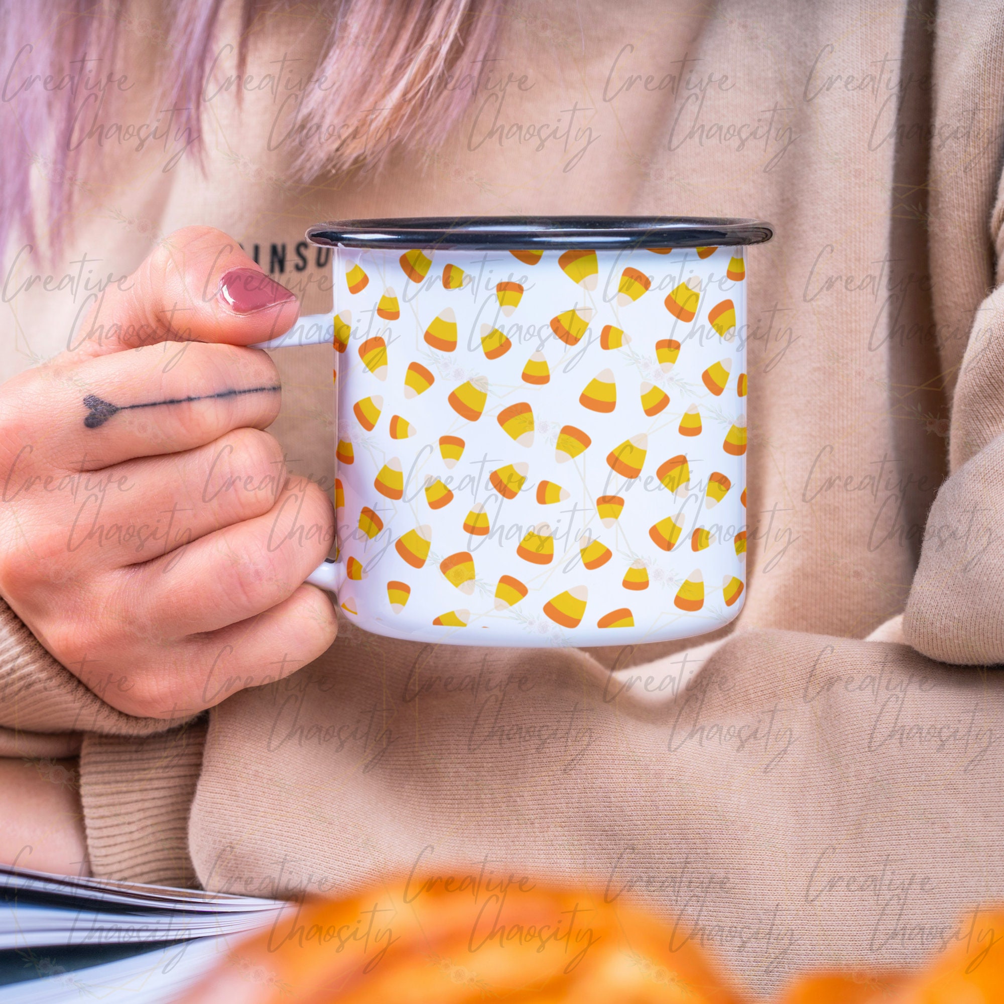 Candy Corn Seamless Pattern SVG | Halloween Pattern Svg | Halloween ...