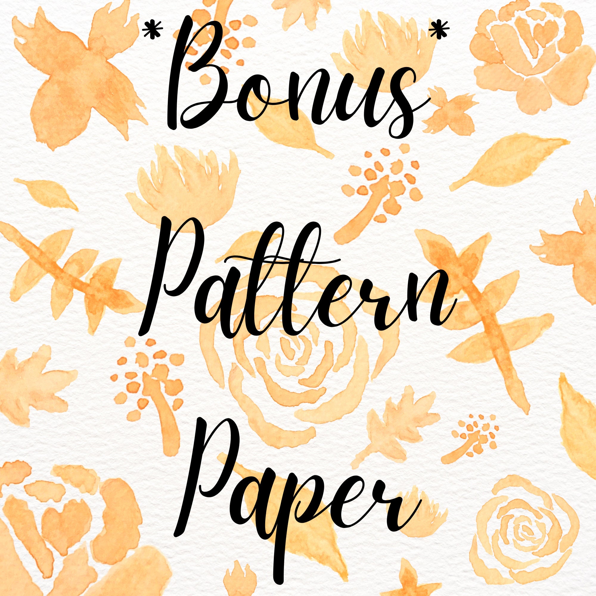 Hand-painted Watercolor Floral Clipart Transparent PNG Set and - Etsy