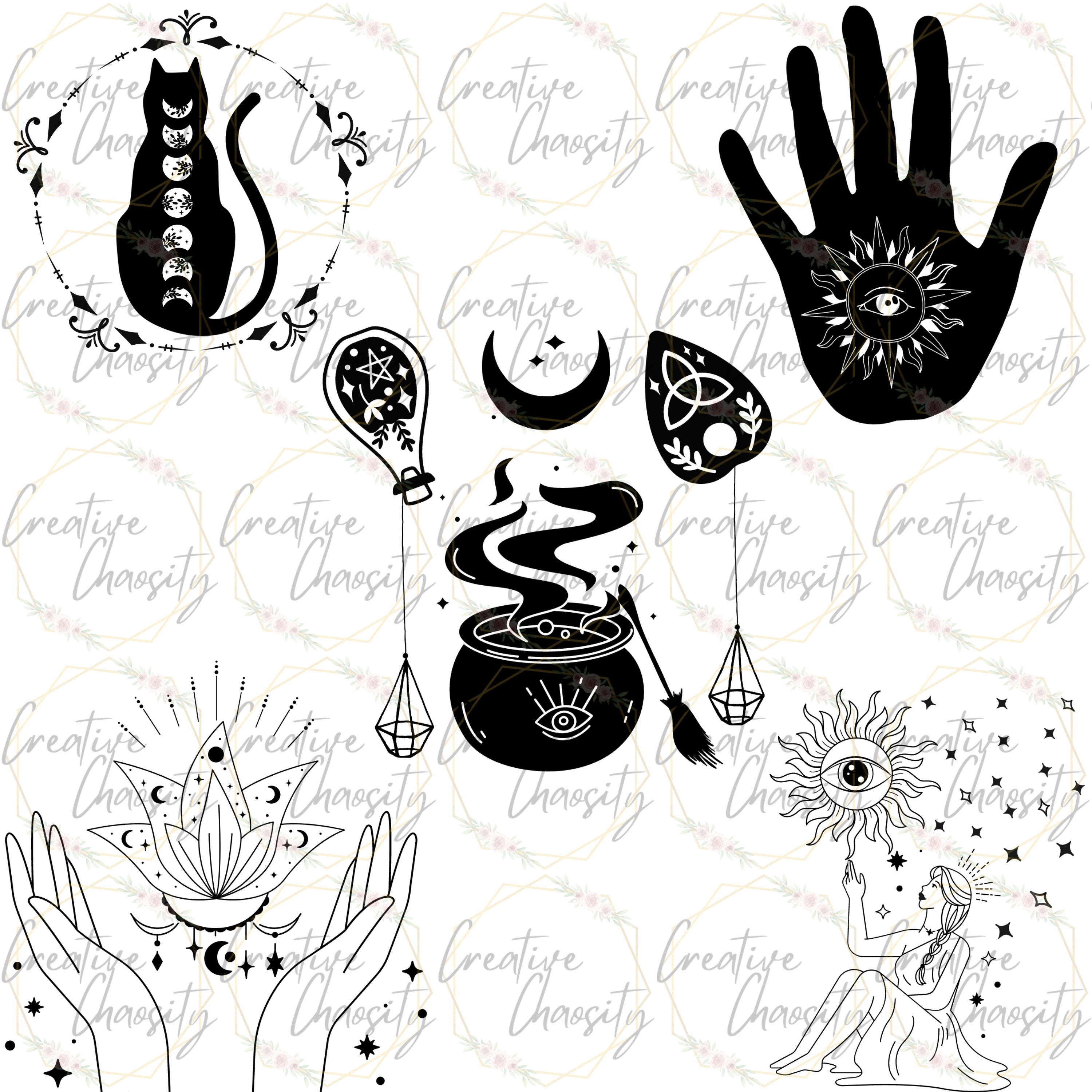 25 Witchy SVG Bundle Magic SVG Bundle Tarot SVG Bundle - Etsy
