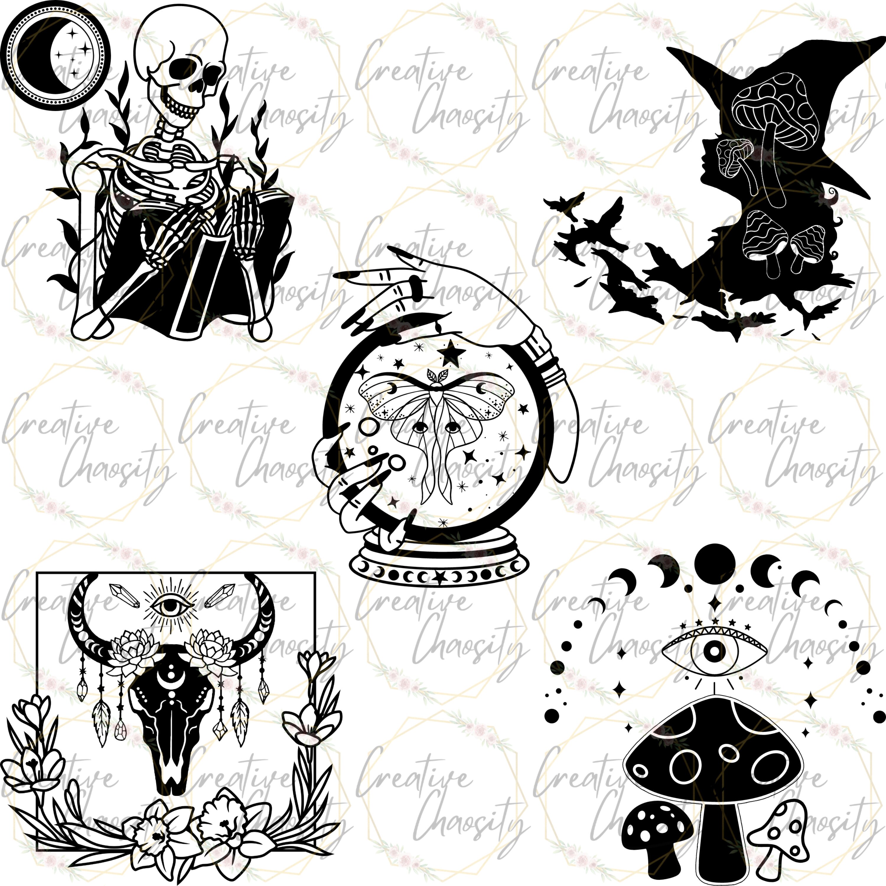 25 Witchy SVG Bundle Magic SVG Bundle Tarot SVG Bundle - Etsy