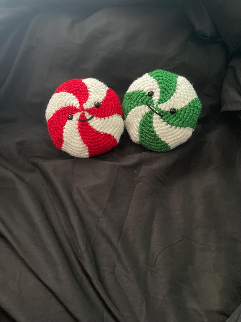 Crochet Peppermint Plushie - Etsy