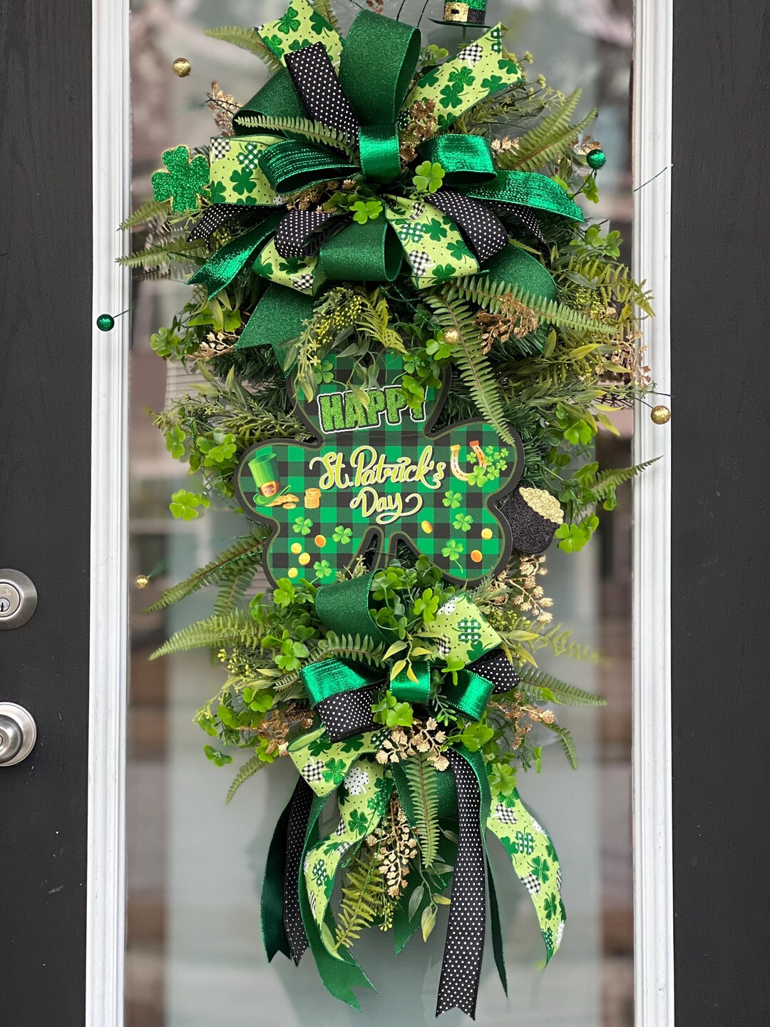 Best Selling St. Patrick’s Day Swag Wreath|outdoor Wreath|front Door ...