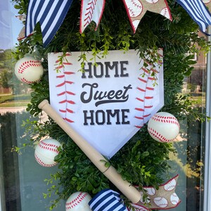 Large 44” Baseball Swag|home Sweet Home Swag|outdoor Swag|front Door ...