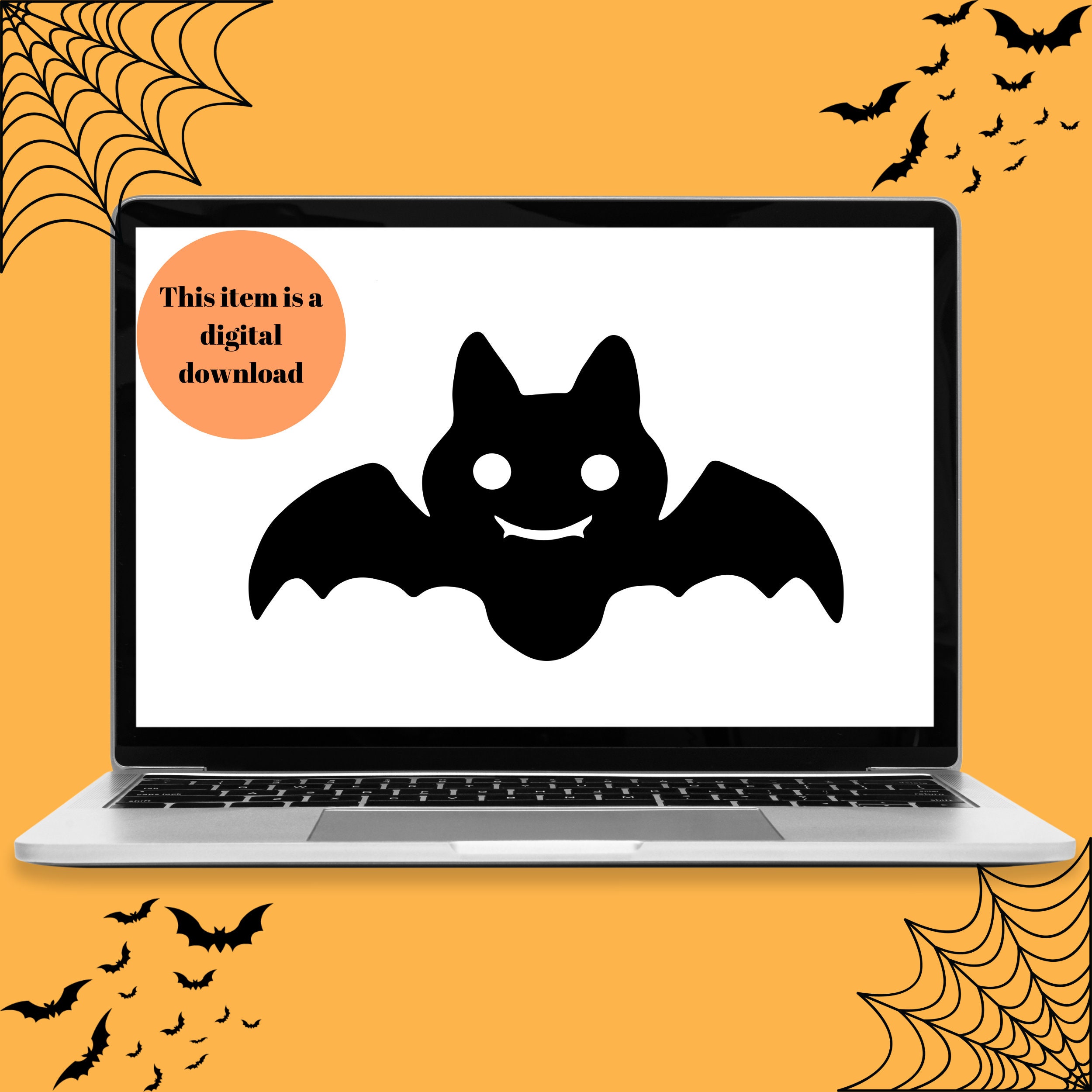 Bat Svg, Cute Bat Svg, Halloween Bat Svg, Bat Silhouette, Cute Bat Png, Bat Clipart, Bat Cut ...
