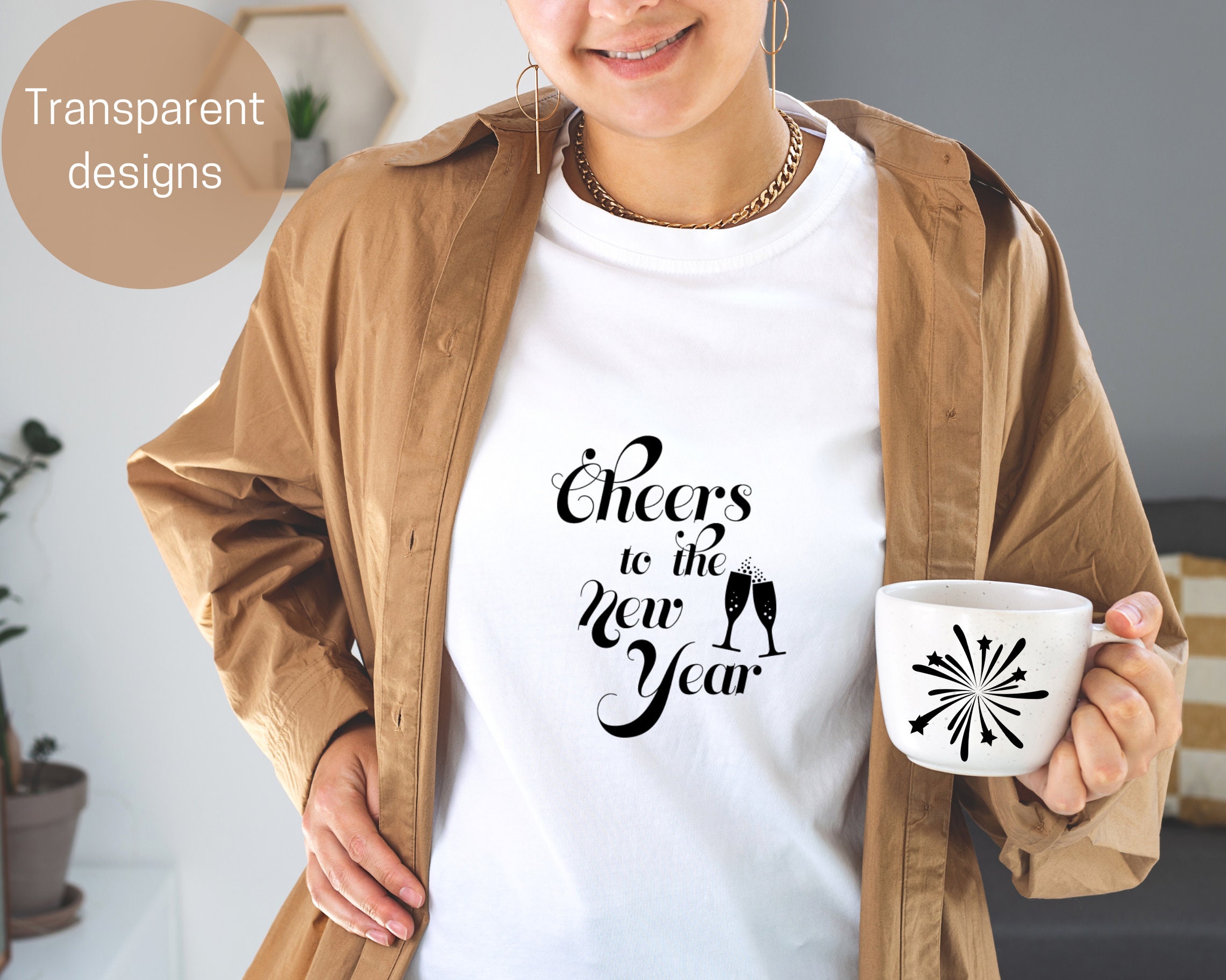 New Years Svg, New Year Svg Bundle, Firework Svg, Transparent New Years ...