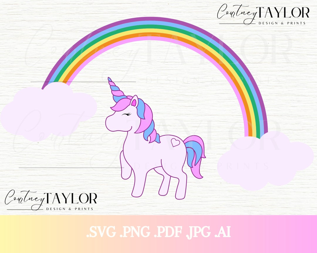 Unicorn Svg Unicorn Clipart Rainbow Svg Unicorn Cut File - Etsy UK