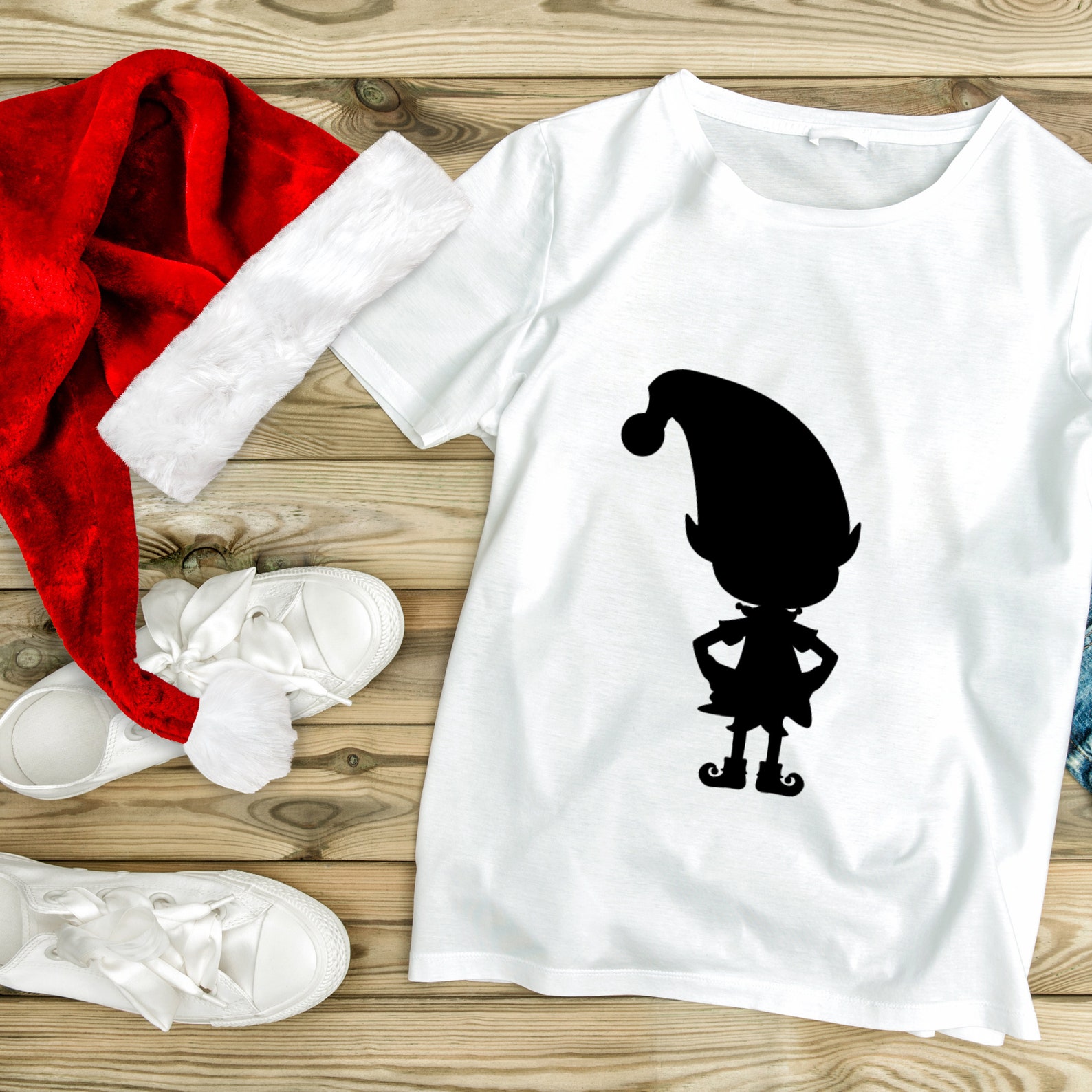 Elf SVG, Christmas Elf SVG, Cute Elf SVG, Elf Silhouette, Elf Svg ...