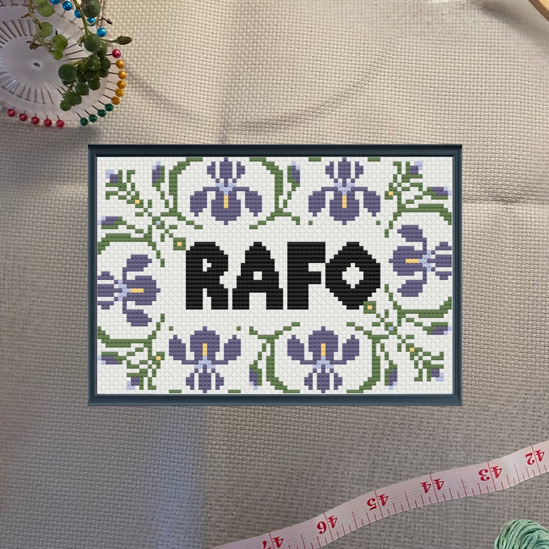 RAFO, Read and Find Out, Cross Stitch Pattern Digital Download - Etsy