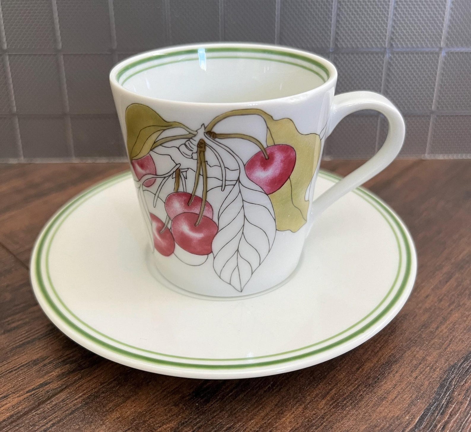 Tiny Tea Cup and Saucer Set | Vintage Espresso Cups | Antique Porcelain ...