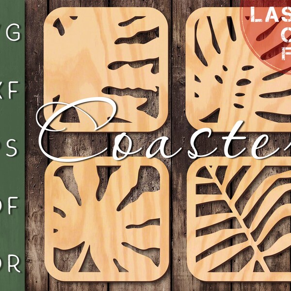 Palm Tree Cnc Coaster - Etsy