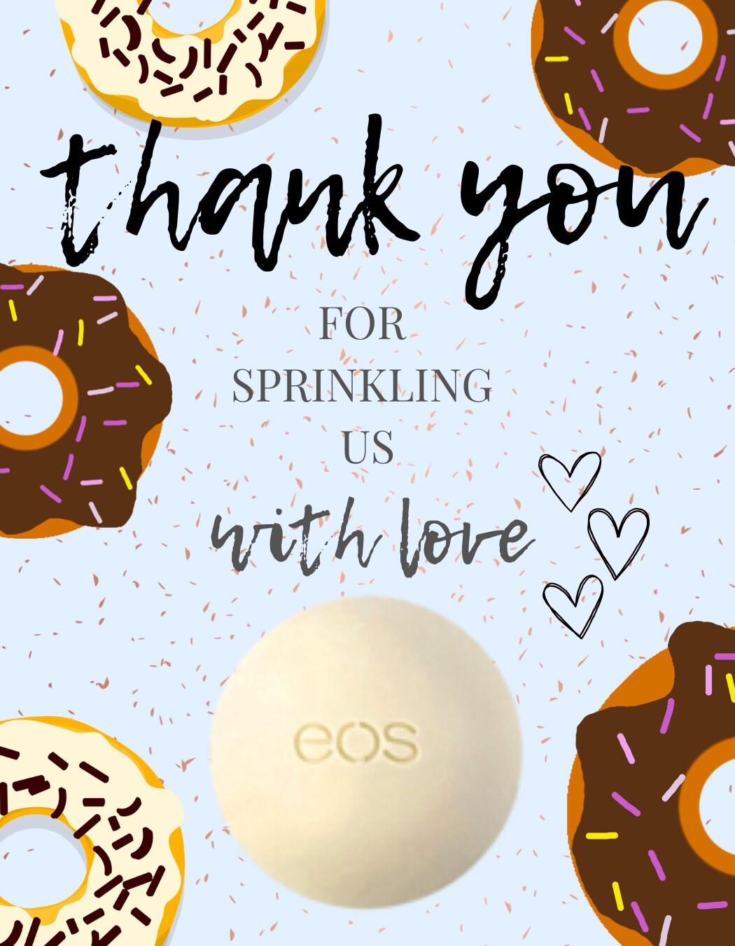 Eos Baby Shower Favors, Eos Lip Balm Holder, Eos Holder, Eos Baby ...