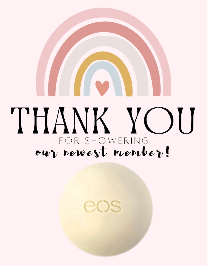 Eos Baby Shower Card Holder, Eos Template, Baby Shower Favors - Etsy
