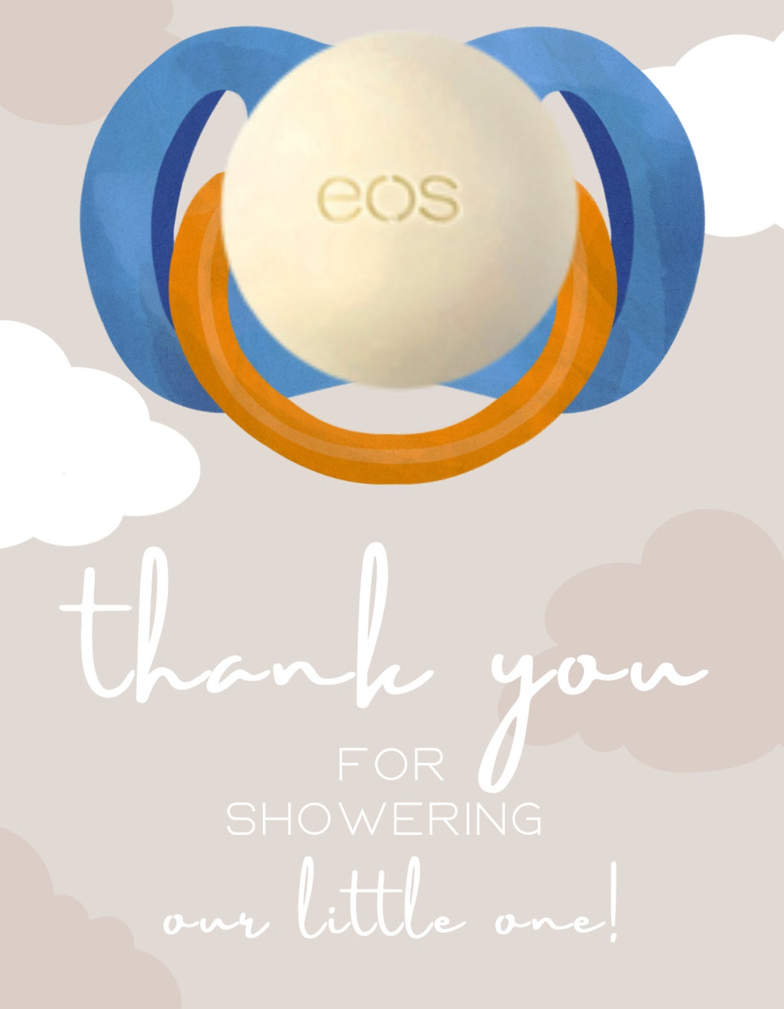 Eos Pacifier, Baby Shower Card Holder, Lip Balm Holder Template, Eos ...