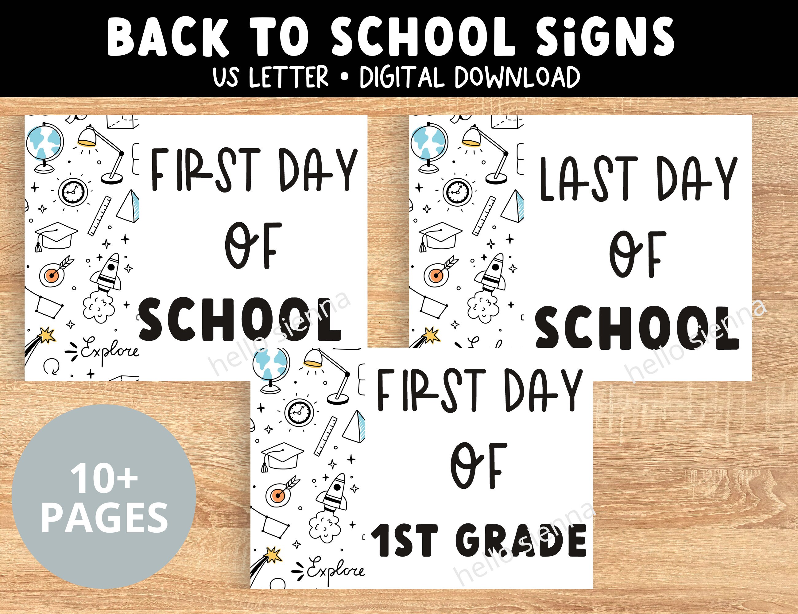Back to School Signs - Etsy