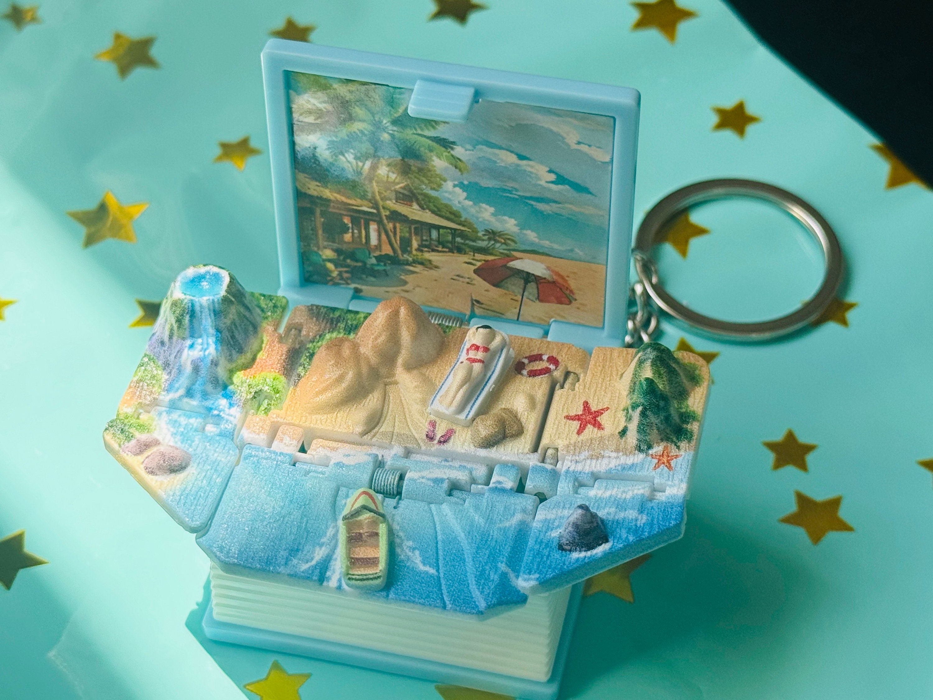 Pop up Book Keychain - Etsy