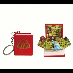Pop up Book Keychain - Etsy