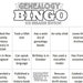 Genealogy Bingo: Ice Breaker Edition - Etsy